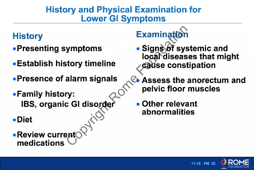 Bowel 018 – History and Physical Examination for Lower GI Symptoms ...